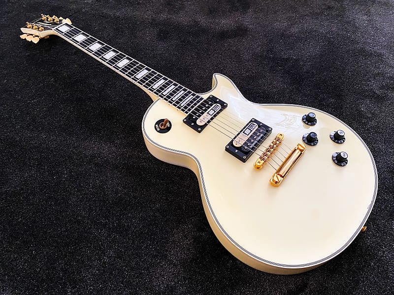 ESP Edwards E-LP-130CD Singlecut 2008 White - EXCELLENT | Reverb