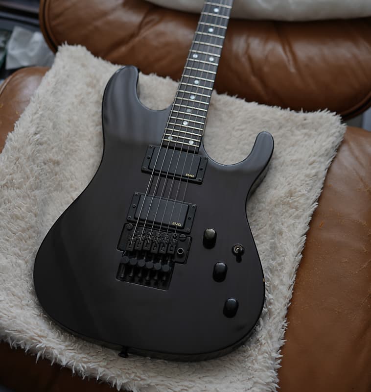 ESP Custom Order Nightswan / M-I / M-II Trans Black | Reverb