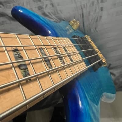 Spector Custom USA NS 2021 - Bahama Blue High Gloss | Reverb