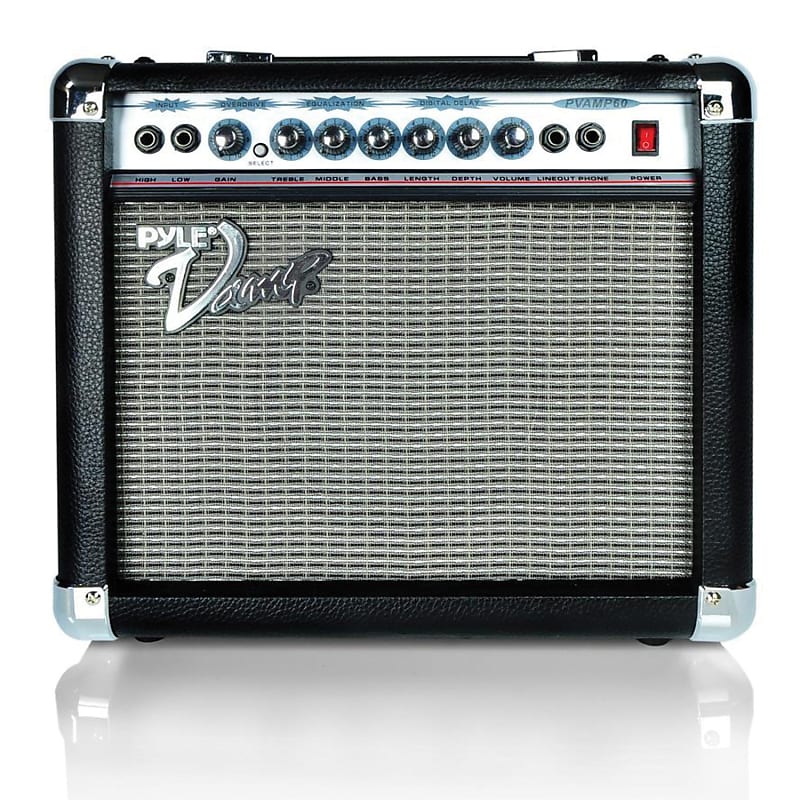Pyle Vamp Series 60 Watts Guitar Amplifier 8" Speaker - | Reverb