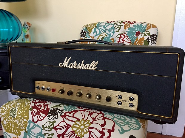 1971 Marshall JMP Lead 50 Small Box Head with Original Tubes | Reverb