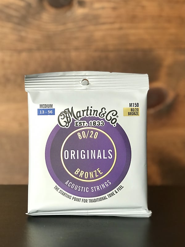 Martin & Co. M150 Original Acoustic Strings Guitar Medium | Reverb