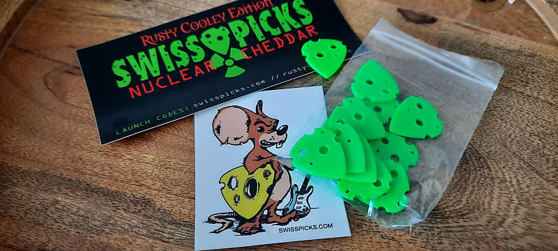 Swiss Picks nuclear jazz plus guitar picks 1.8mm | Reverb