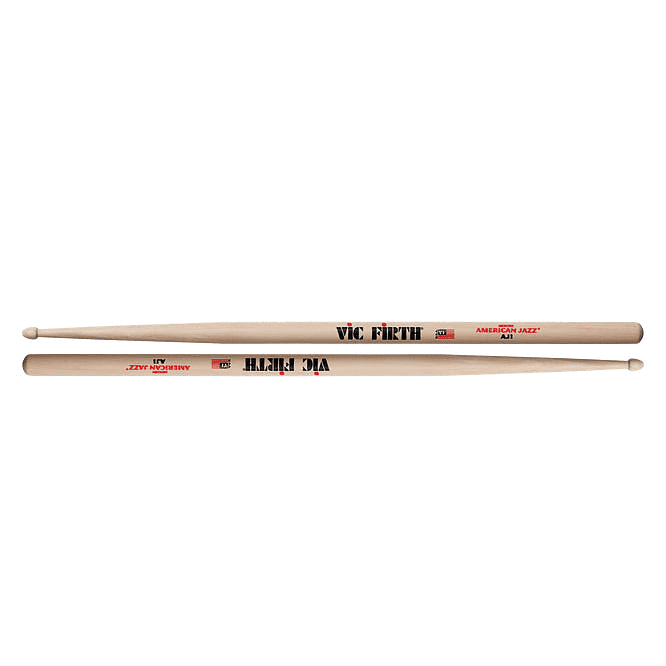 Vic Virth AJ1 American Jazz 1 Drumsticks - Wood Tip | Reverb