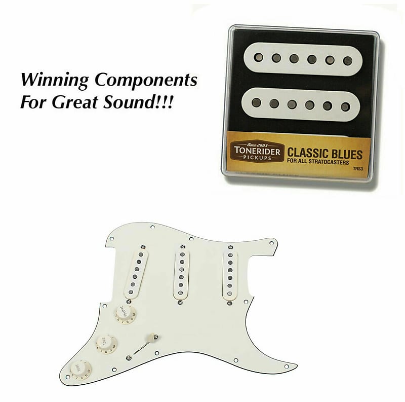 Pre-wired Tonerider Classic Blues TRS3 Strat Pickups - | Reverb