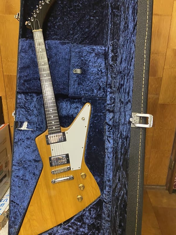 Greco EX800 1977 Ash Natural Explorer Gibson Pickups 490R & | Reverb