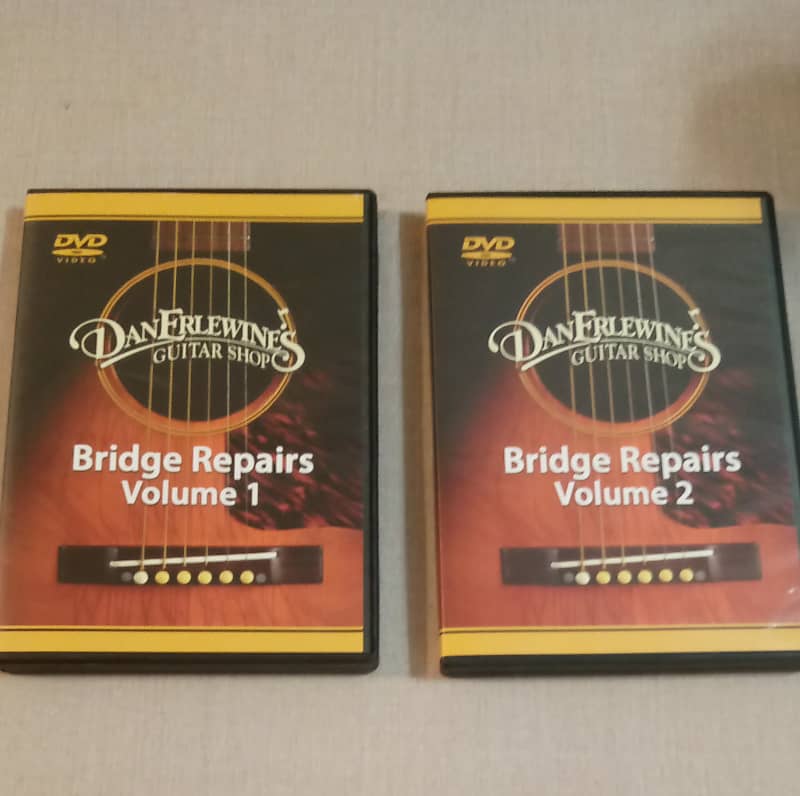 Stewmac/ Dan Erlewine DVDs Bridge repairs 1&2 | Reverb