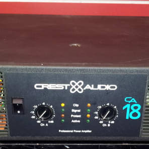 Crest Audio CA18 5,000 watt power amplifier | Reverb