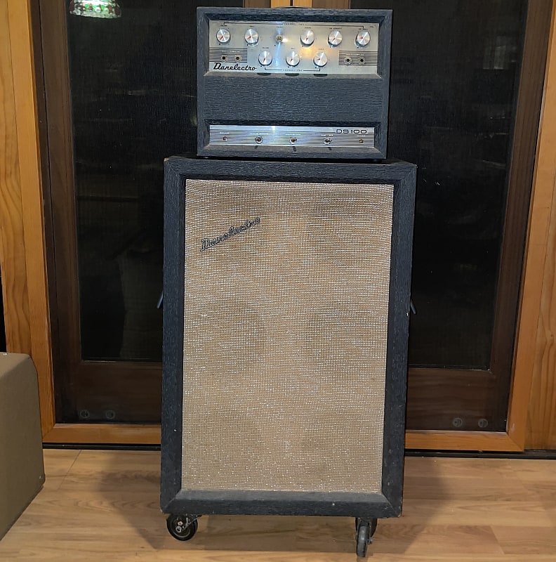 Vintage 1960's Danelectro DS 100 Piggyback 100 Watt 6 X 10" | Reverb