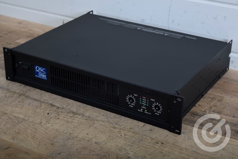 QSC CX502 2-Channel Power Amplifier (church owned) CG00FEJ | Reverb