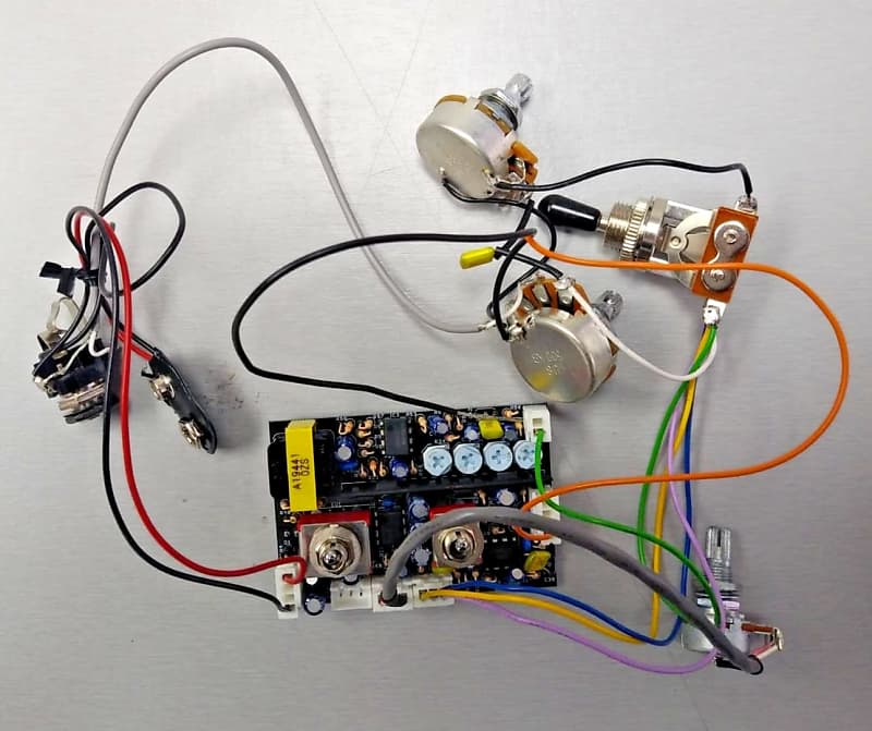 Fernandes Sustainer 3-mode Pre-wired PCB Circuit Board | Reverb