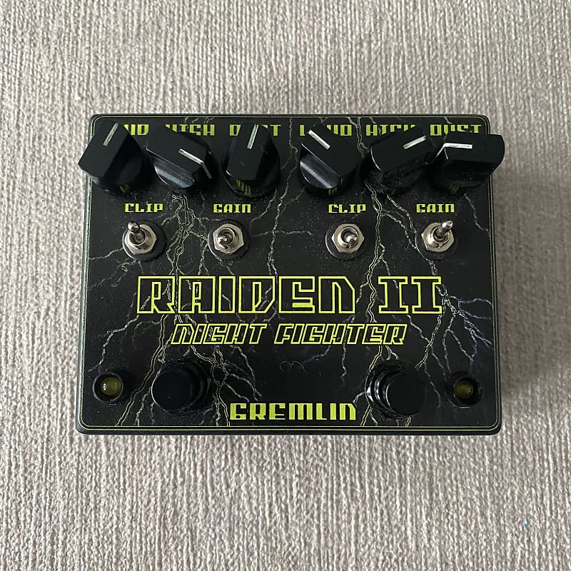 Gremlin Machine Shop Raiden II Night Fighter (dual Rat | Reverb