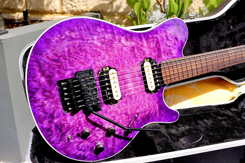 Custom Built Axis 2021 Magenta Sparkled Burst | Reverb