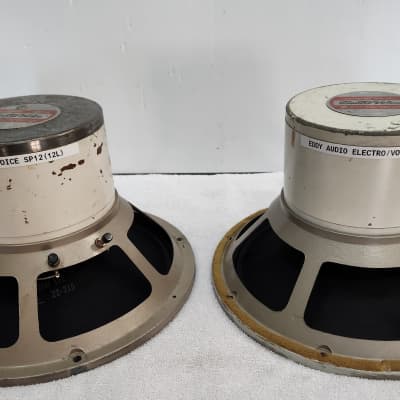 Electro/Voice Vintage model SP-12 refurbished, 8 Ohms, Alnico | Reverb