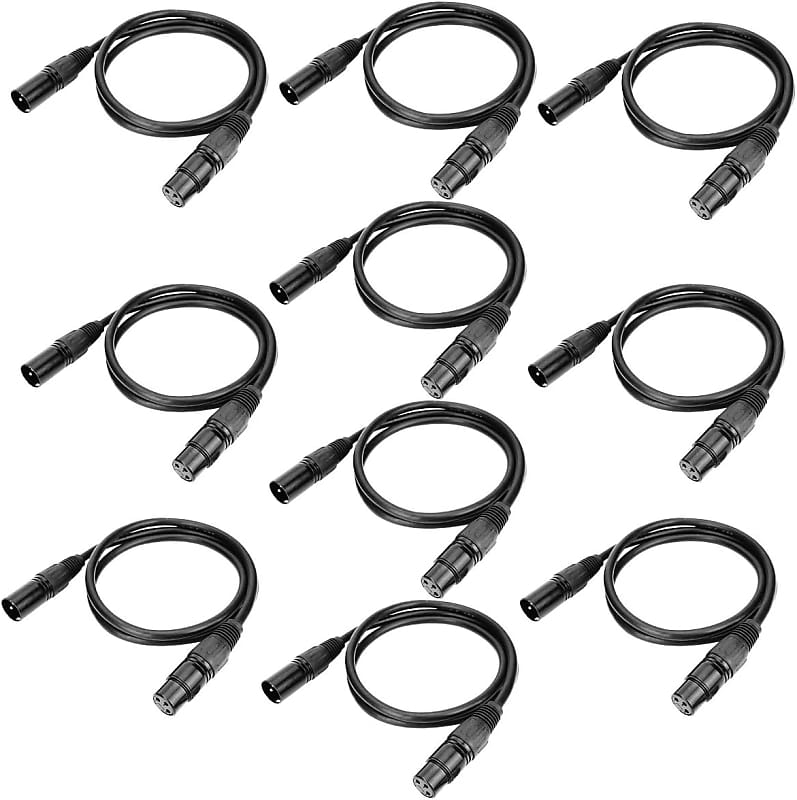 3.2ft DMX Cable, 10PCS 1 Meter DMX Signal Cables Signal | Reverb