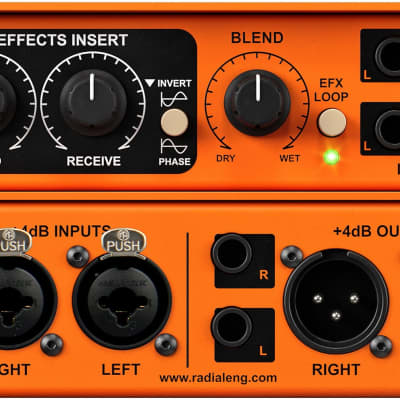 Radial Engineering EXTC Stereo Mixer Effects Loop | Reverb