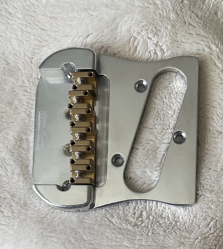 Wilkinson WBRBT 4 Telecaster Roller Bridge for Bigsby | Reverb