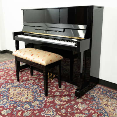 Kawai 48" CX-21D Upright Piano | Polished Ebony | SN: 2249412 | Reverb