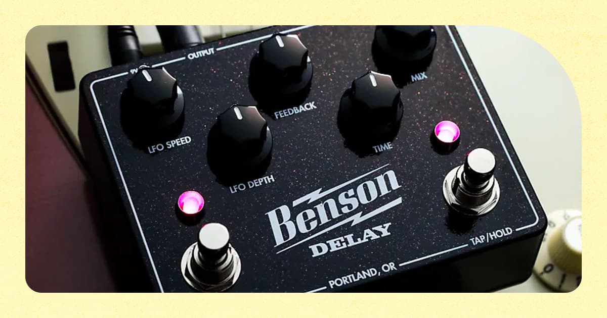 Why Everyone's Raving About the New Benson Delay | Just | Reverb News