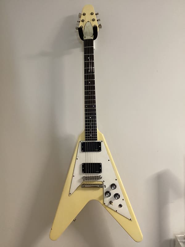 Gibson FLYING V CUSTOM SHOP 1986 - AGED WHITE | Reverb UK