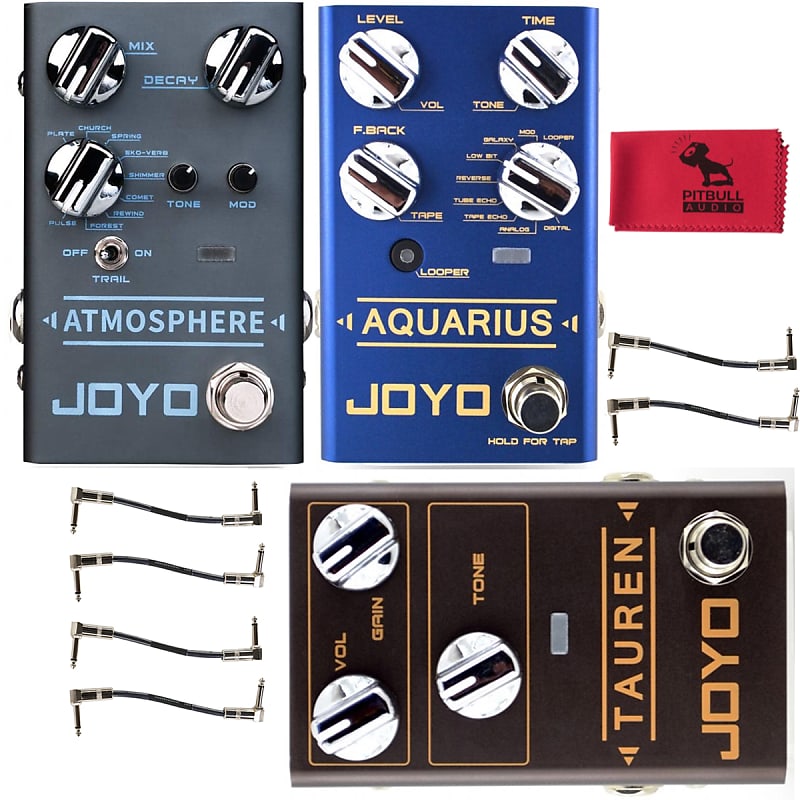 JOYO R-01 Tauren Overdrive R-14 Atmosphere Reverb & R-07 | Reverb