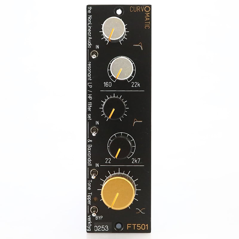 NonLinear Audio CurvOmatic FT501 500 Series Resonant LP/HP | Reverb