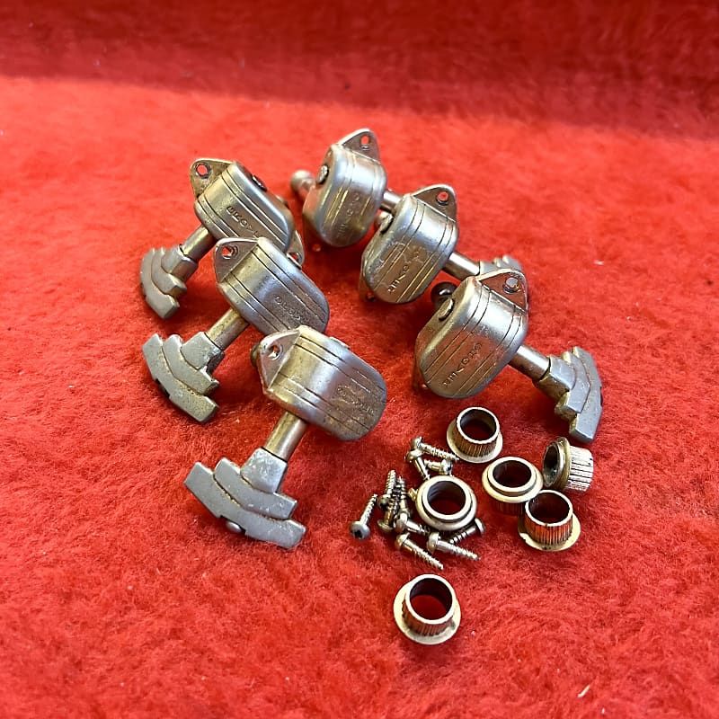 Grover Imperial guitar tuners 1950’s Gold original vintage | Reverb