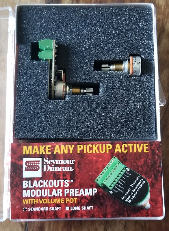 Unused Seymour Duncan Blackouts Modular Preamp BMP-1 USA New | Reverb