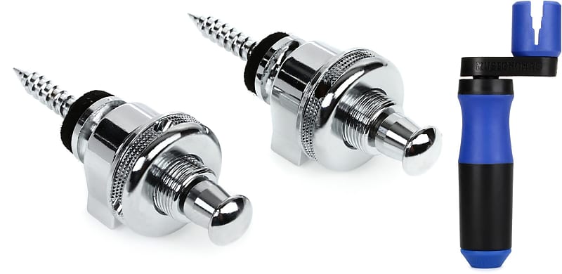 Schaller S-Locks Security Strap Locks - Chrome Bundle with | Reverb