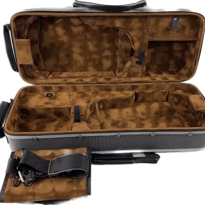 Pro Enhanced 4/4 Wooden Double Violin Case | Air-Flight | Reverb