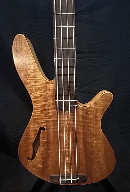 Rob Allen Koa Fretted 34" Scale Bass | Reverb