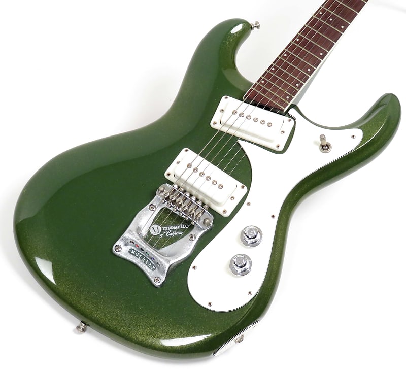 Mosrite V88 1988 Diamond Money Green Sparkle with Original | Reverb