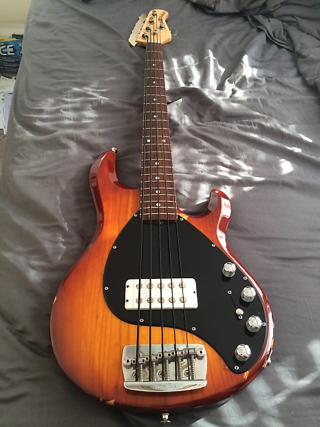 Music Man Stingray 5 Cherry Sunburst | Reverb