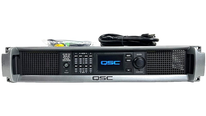 QSC CX-Q 8K4 4-Ch 2000W 4Ch Network Amp For Q-Sys #3025 | Reverb