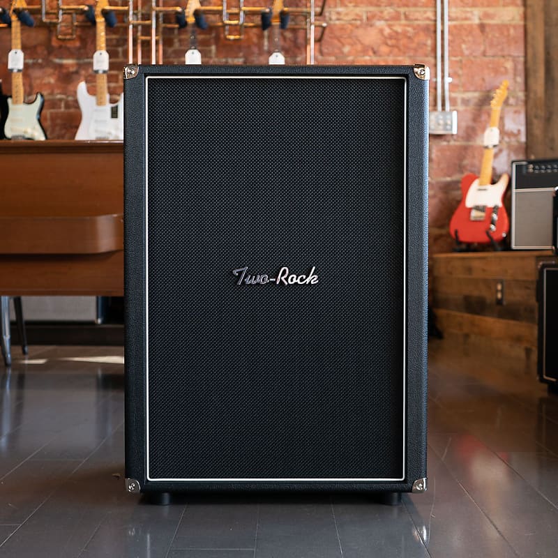 Two-Rock 2x12 Vertical Speaker Cabinet - Black Bronco Tolex | Reverb