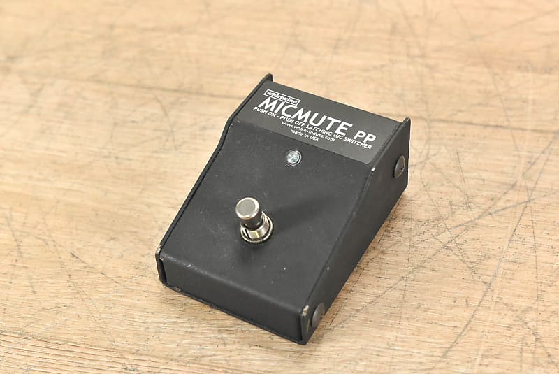 Whirlwind Micmute PP Foot Pedal Latching Microphone Mute | Reverb UK