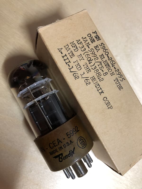 Bendix Jan 5992 6V6GT tube valve | Reverb