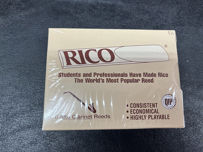 Vintage Rico Eb Clarinet Reeds 1.5 (Box 10) | Reverb
