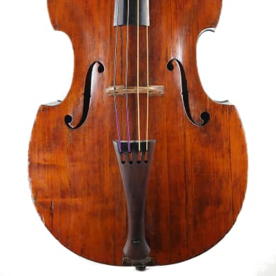 Tyrolean Double Bass, 5/8ths Size, circa 1850-60s | Reverb