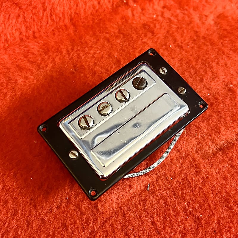 Guild Starfire Bass humbucker pickup c 1967 - Chrome original | Reverb