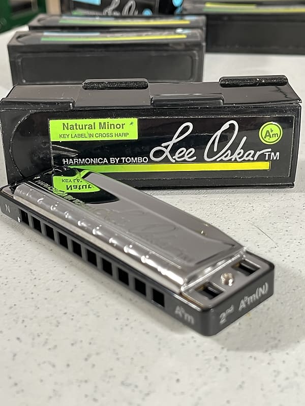 Lee Oskar Natural Minor Harmonica Key of Abm WOW WOW WOW | Reverb