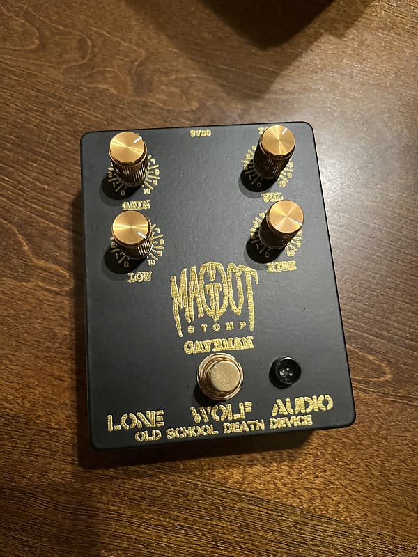 Lone Wolf Audio Maggot Stomp Caveman 2021 - Black/Gold | Reverb