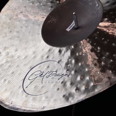 GM Designs 23" Nebula Lathed/Raw Bell Ride Cymbal - 2548g | Reverb