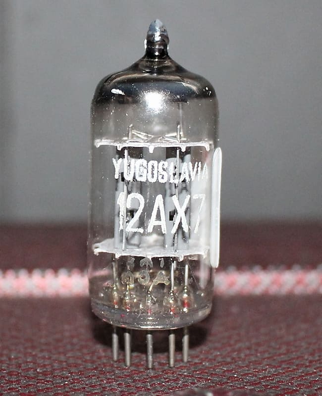 EI 12AX7 WA YUGOSLAVIA ECC83 PERFECT BALANCE W/ TELEFUNKEN | Reverb