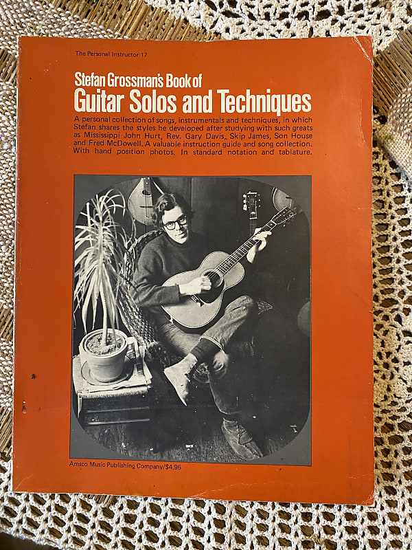 Mel Bay Stefan Grossman’s book of Guitar Solos and techniques | Reverb