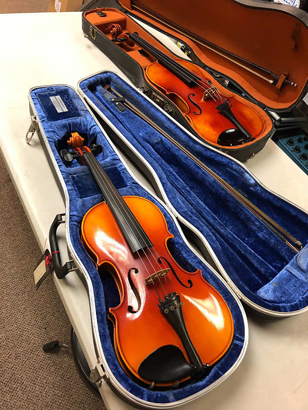 Karl Knilling 4/4 Hand Made Violin - Germany w/ Glasser Bow & | Reverb