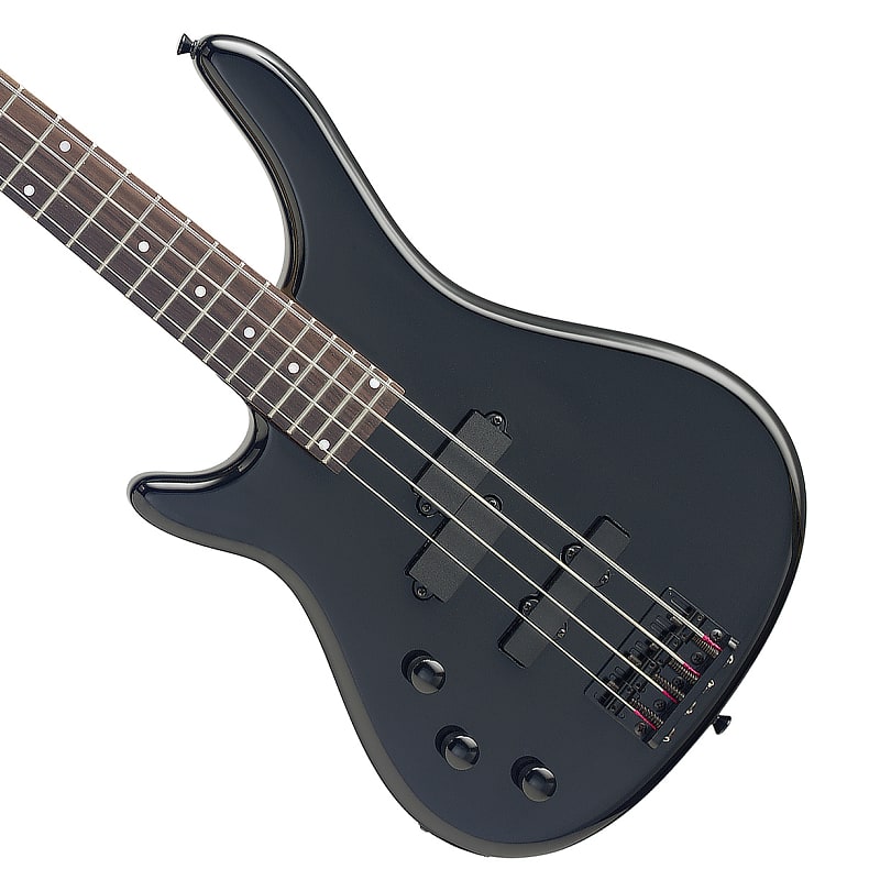 STAGG Black Left-handed 4-string Fusion Electric Bass Guitar | Reverb