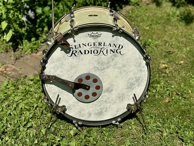 Slingerland Radio King 1948-1950 - White Marine Pearl | Reverb