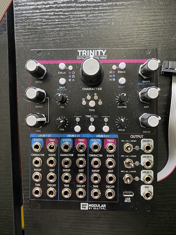 Modbap Modular Trinity 3-Channel Digital Drum Synth Array | Reverb
