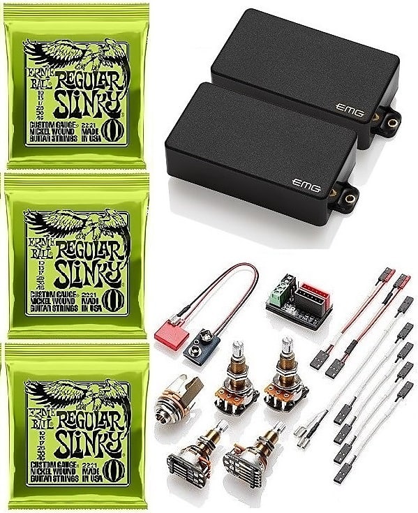 EMG ZW SET ZAKK WYLDE 81 & 85 BLACK SIGNATURE HUMBUCKER SET | Reverb